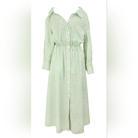 tba | Dresses | Nwt Striped Shirt Dress | Poshmark